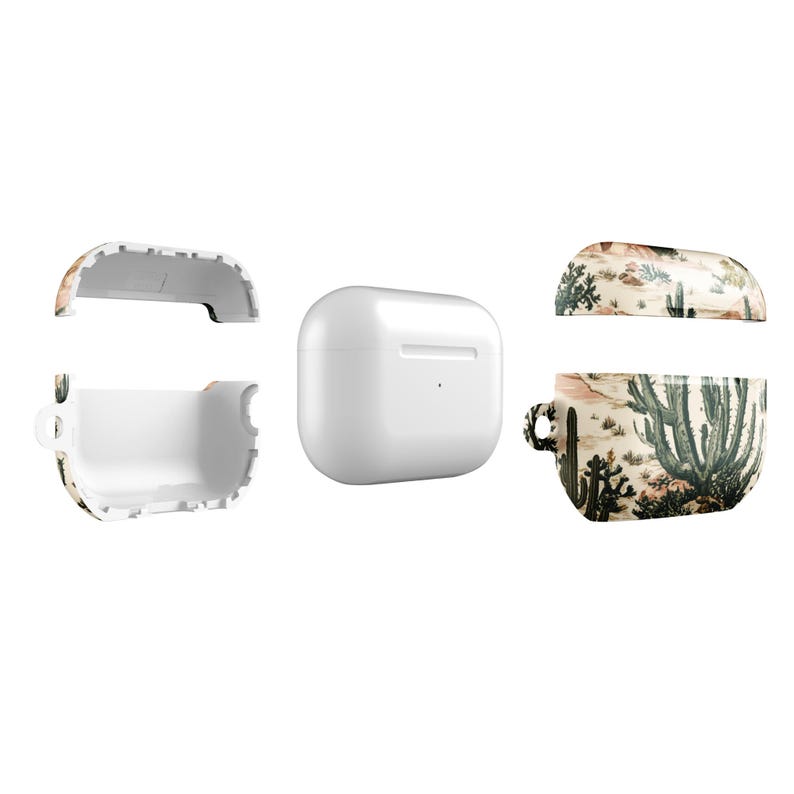 Retro Cactus Airpods Case, Boho Desert Plant Cover, Airpods Pro 2 ...