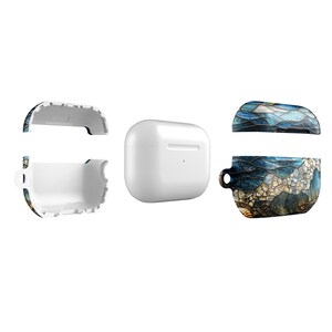 Ocean Wave Stained Wave Airpods Case Aesthetic Air Pods Case Coastal ...