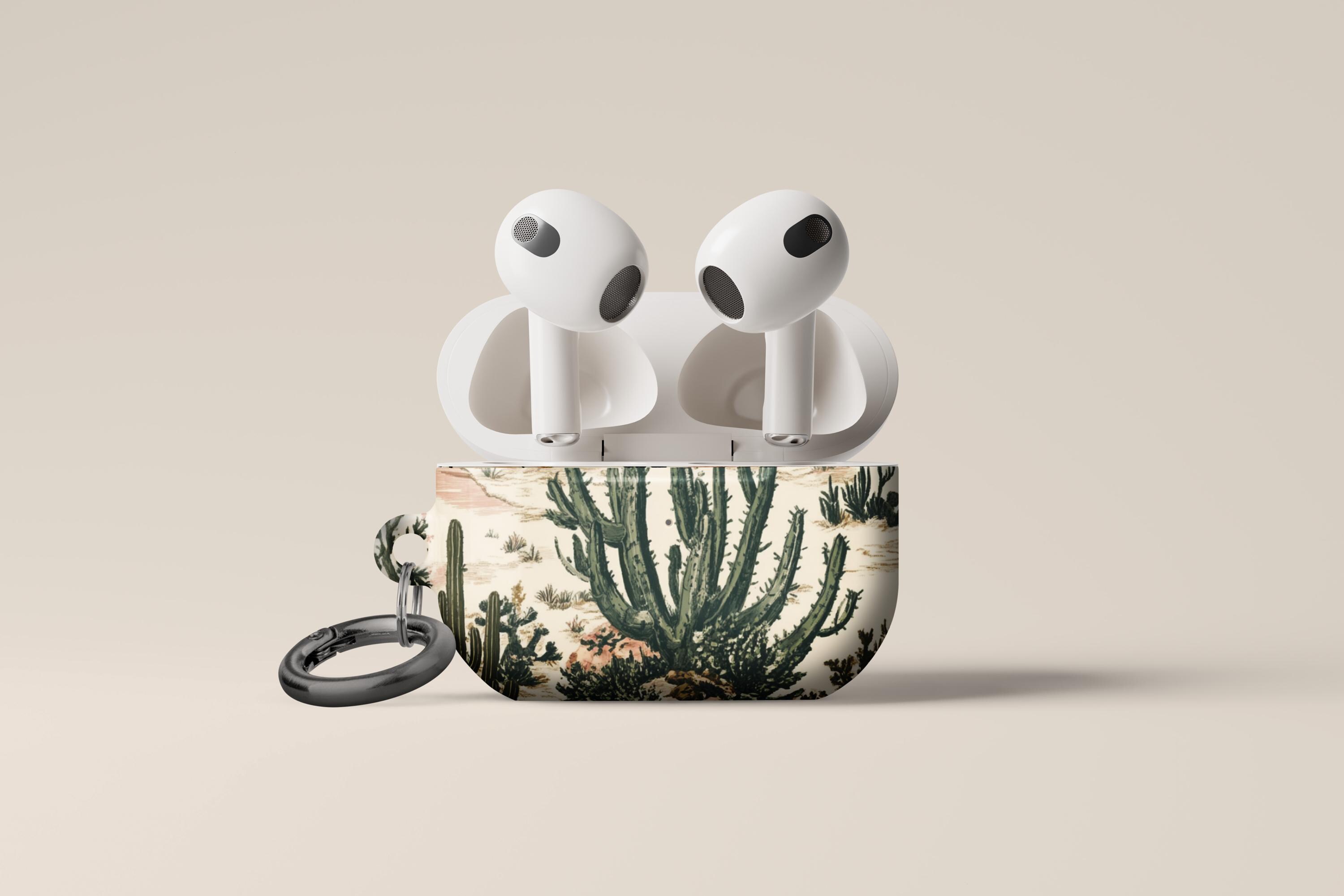 Retro Cactus Airpods Case, Boho Desert Plant Cover, Airpods Pro 2 ...