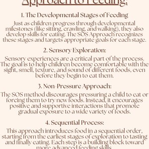 SOS Approach to Feeding Handout | Essential for Sts, Ots and Parents ...