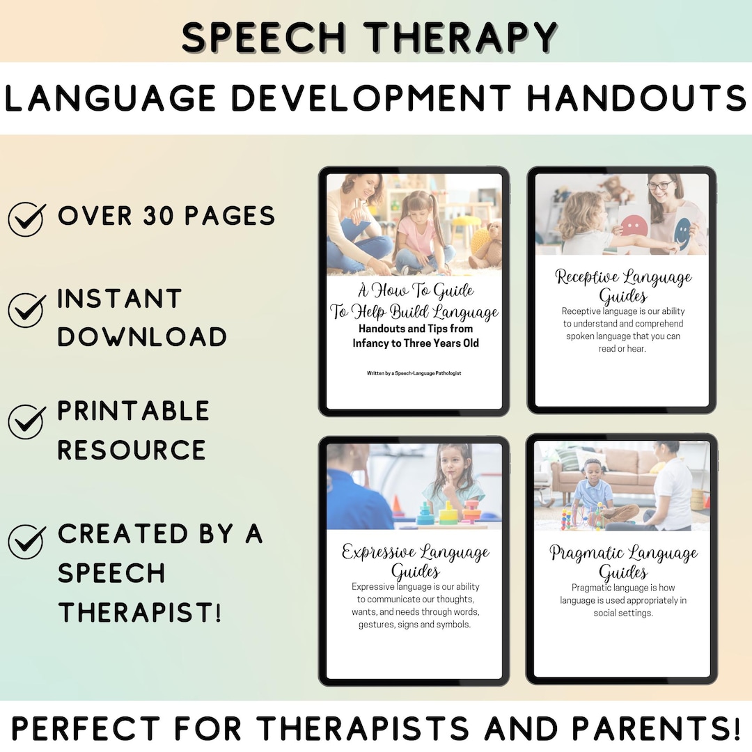 Early Childhood Language Development Guide for Parents & Caregivers ...