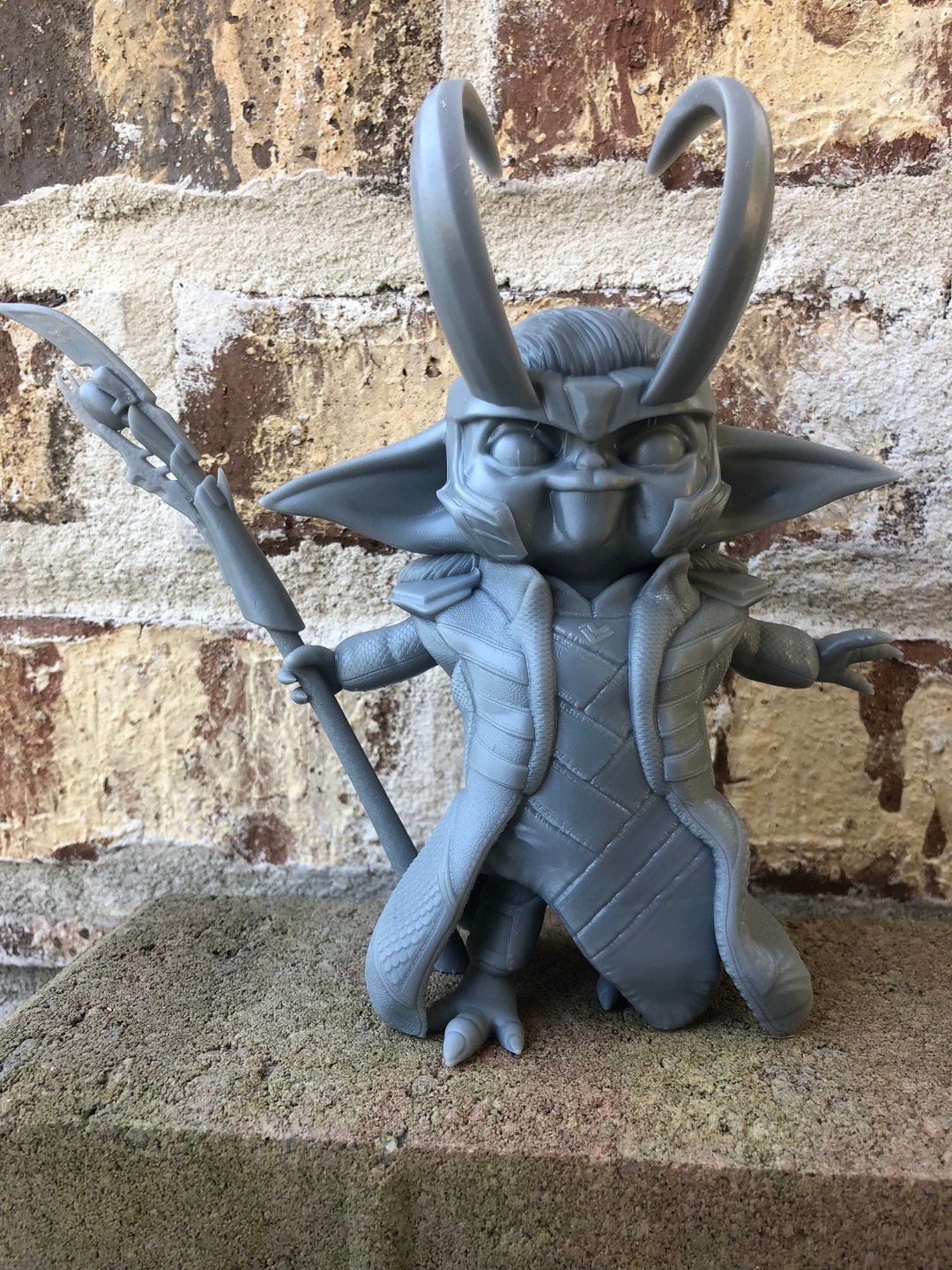 Groki Resin Model - Grogu - Loki - the Child - Baby Yoda 6 1/2" Inches ...