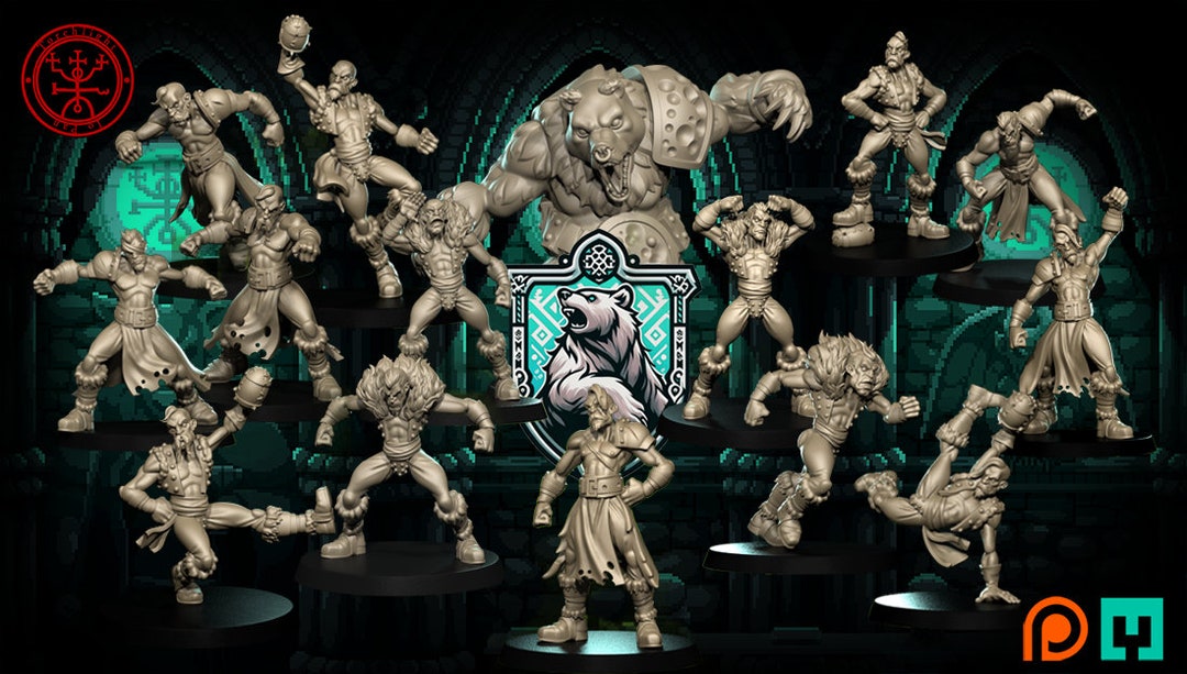 Imperial Circus Team Fantasy Football 3D Printed in 8K Printers - Etsy