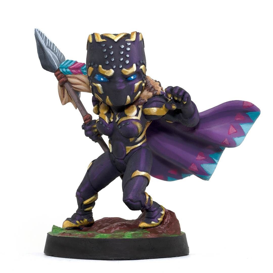 Chibi Shuri Black Panther Miniature 3D Printed - Etsy