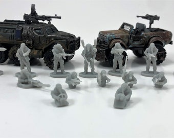 Zombies for Gaslands, Dark Future, Car Wars 20mm Miniatures - Etsy