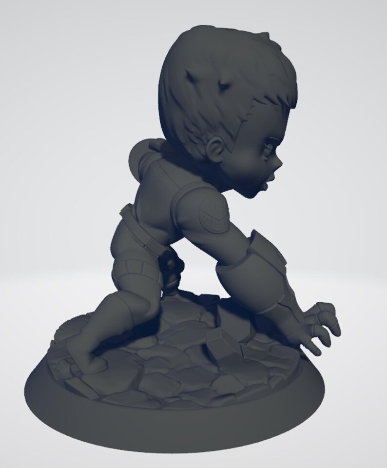 Chibi Quake May 3D Printed Miniature - Etsy