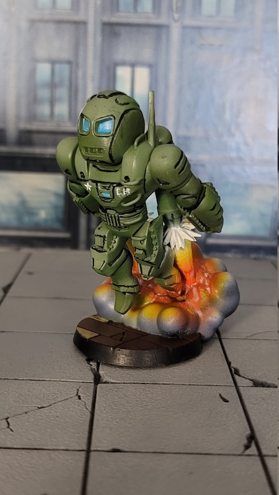 Chibi Hydra Stomper Miniature | Etsy