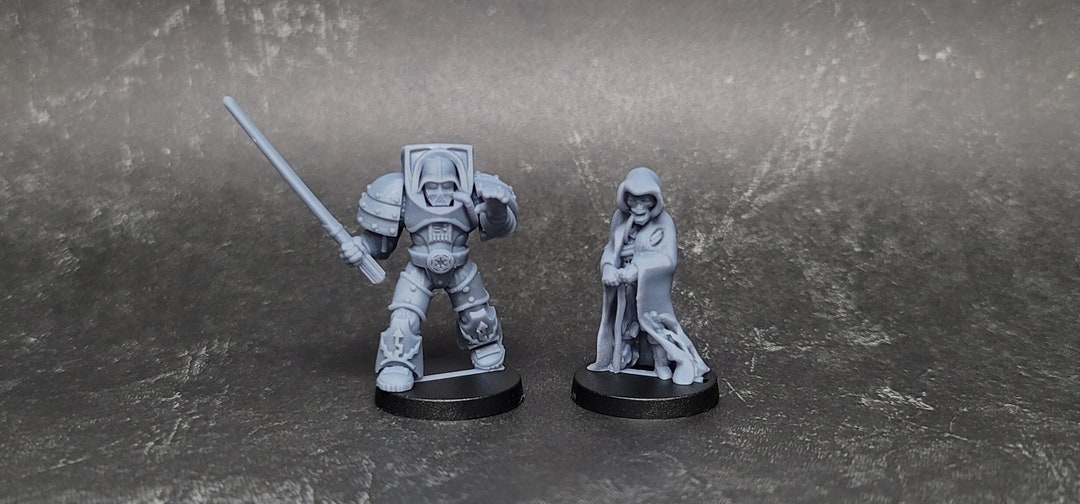 Star Wars Terminator Vader and Emperor 40k Inspired 3d Printed Dark ...