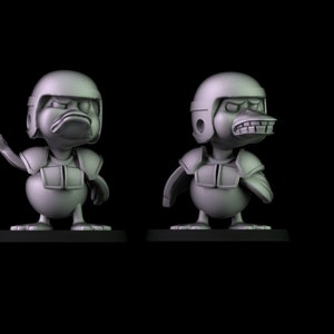 Quack Attack Team for Fantasy Football Game 3D Printed 16 Models - Etsy