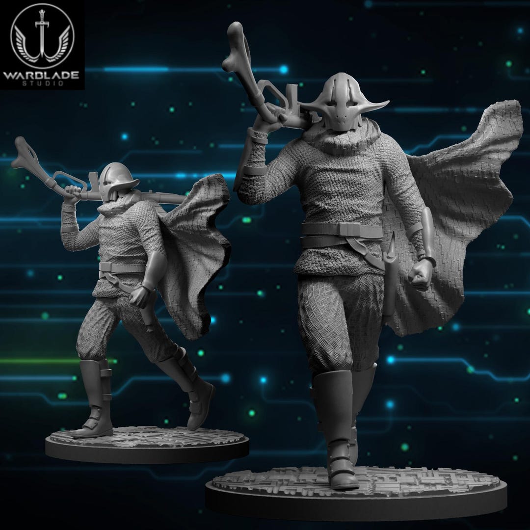 Captain Ithano 3D Printed Miniature 40mm/shatterpoint Scale/star Wars ...