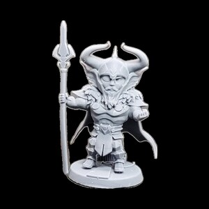 Chibi Odin Miniature 3D Printed - Etsy