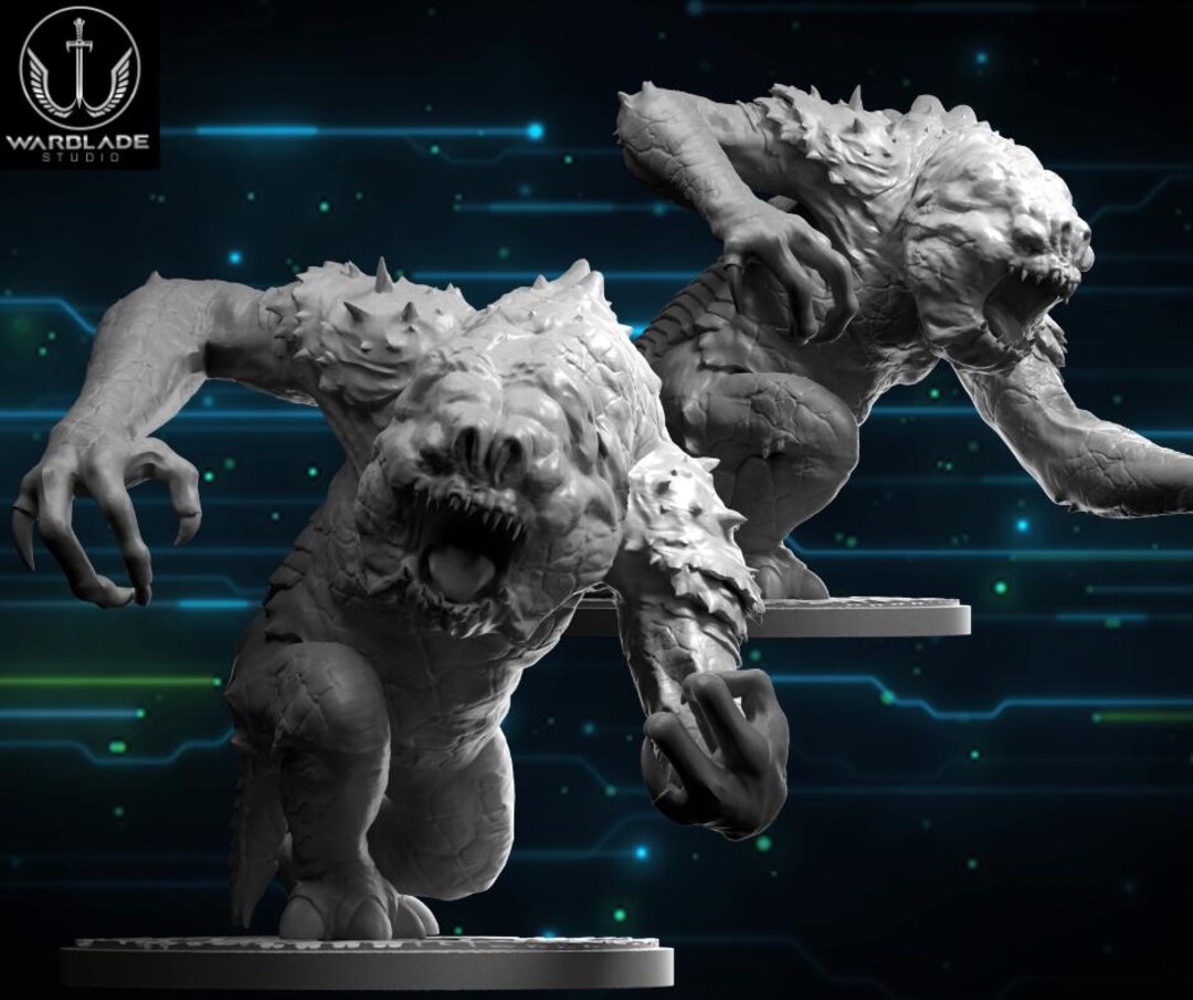 Young Rancor 3D Printed Miniature 40mm/shatterpoint Scale/star Wars - Etsy