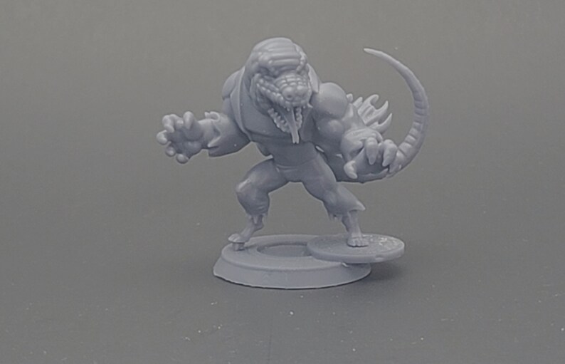 Chibi Lizard Miniature 3d Printed - Etsy
