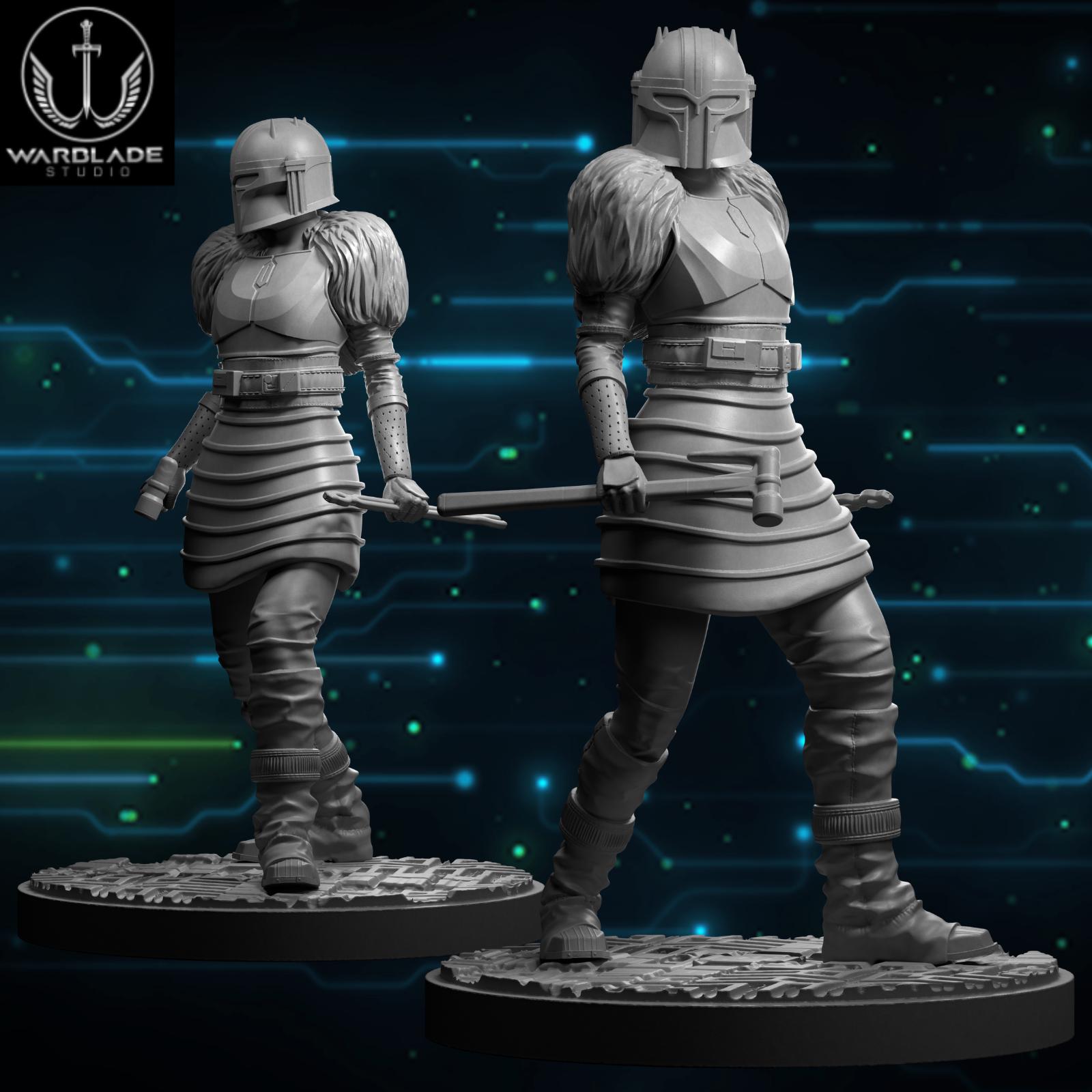 The Armorer 3D Printed Miniature 40mm/shatterpoint Scale/star Wars - Etsy