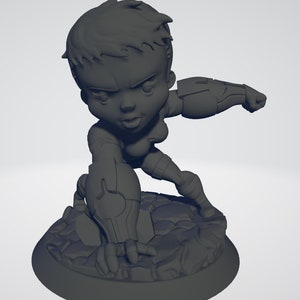 Chibi Quake May 3D Printed Miniature - Etsy