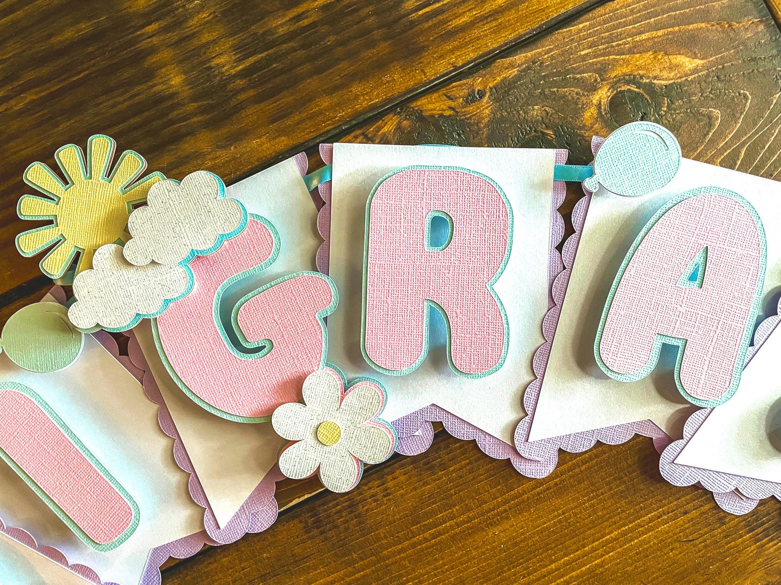 Bluey Birthday Banner – bluey Custom Birthday Banner – bluey Pastel ...