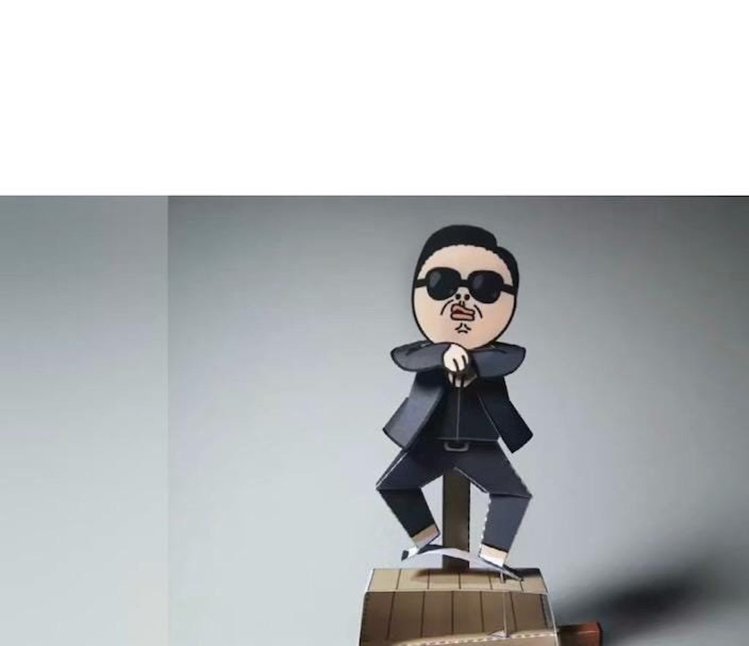 ʕ•ᴥ•ʔ Interactive Printable DIY Paper Gangnam Style Keyboard Cat ...