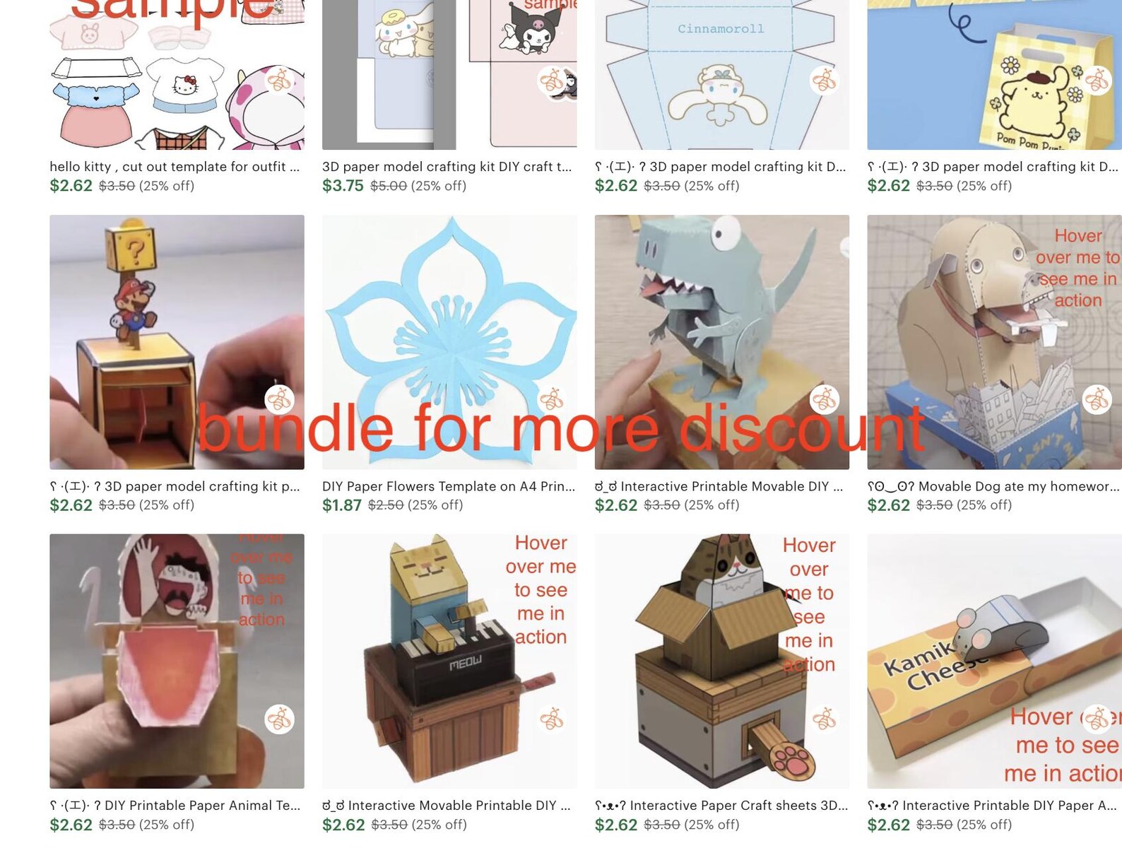 ʕ•ᴥ•ʔ DIY Printable Paper Cat Craft 3D Moving Paper Toy - Interactive ...