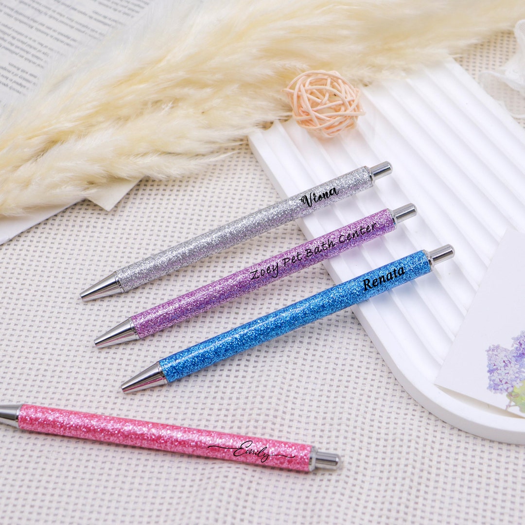 Personalized Glitter Pen,custom Glitter Pen,exquisite Custom Pen ...