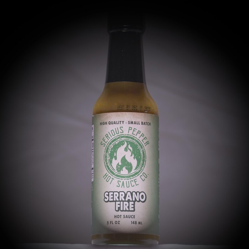 Serrano Fire - Hot Sauce - Etsy