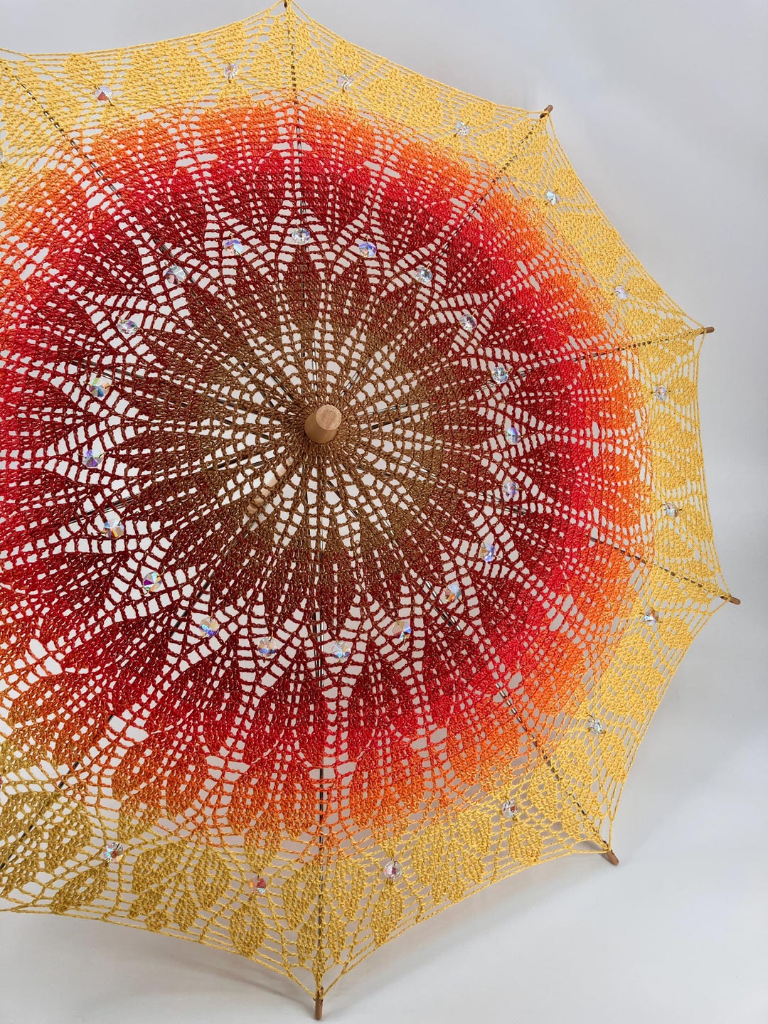 Handmade Parasol. Crochet Parasol. Lace Parasol. Wedding Parasol ...