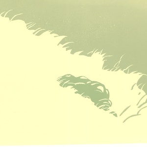 Open Beach Hand Pulled Screen Print - Etsy