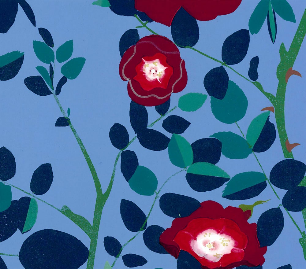 Thicket of Wild Roses - Original Screen Print - Etsy