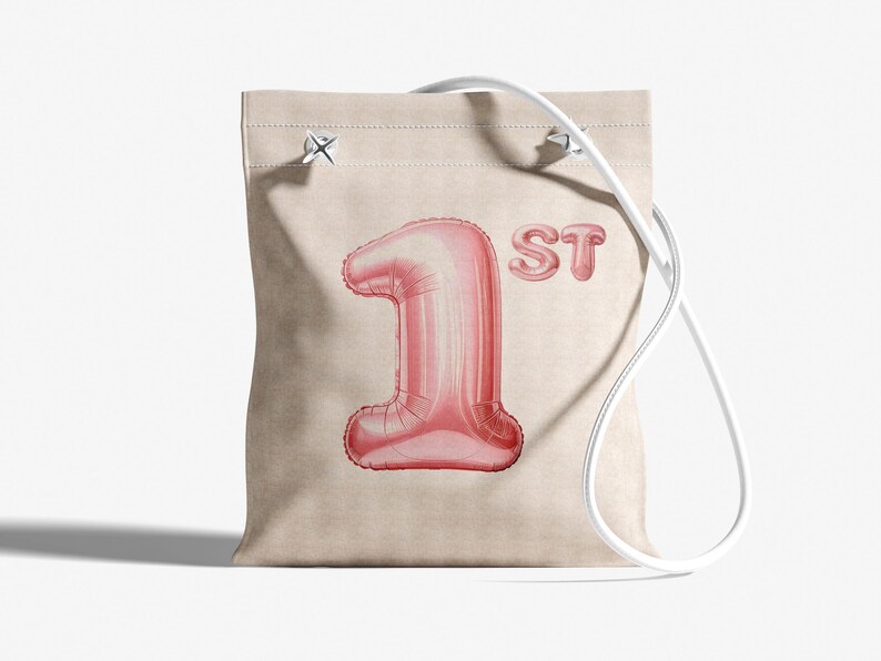 Pink Foil Balloon Alphabet Clipart: Party Invitations (instant Download ...