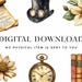 Vintage Clipart Collection: Watercolor Antique Graphics (digital ...