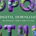 Monster Alphabet Clipart: Patch Letters, Kids Crafts (PNG Instant ...