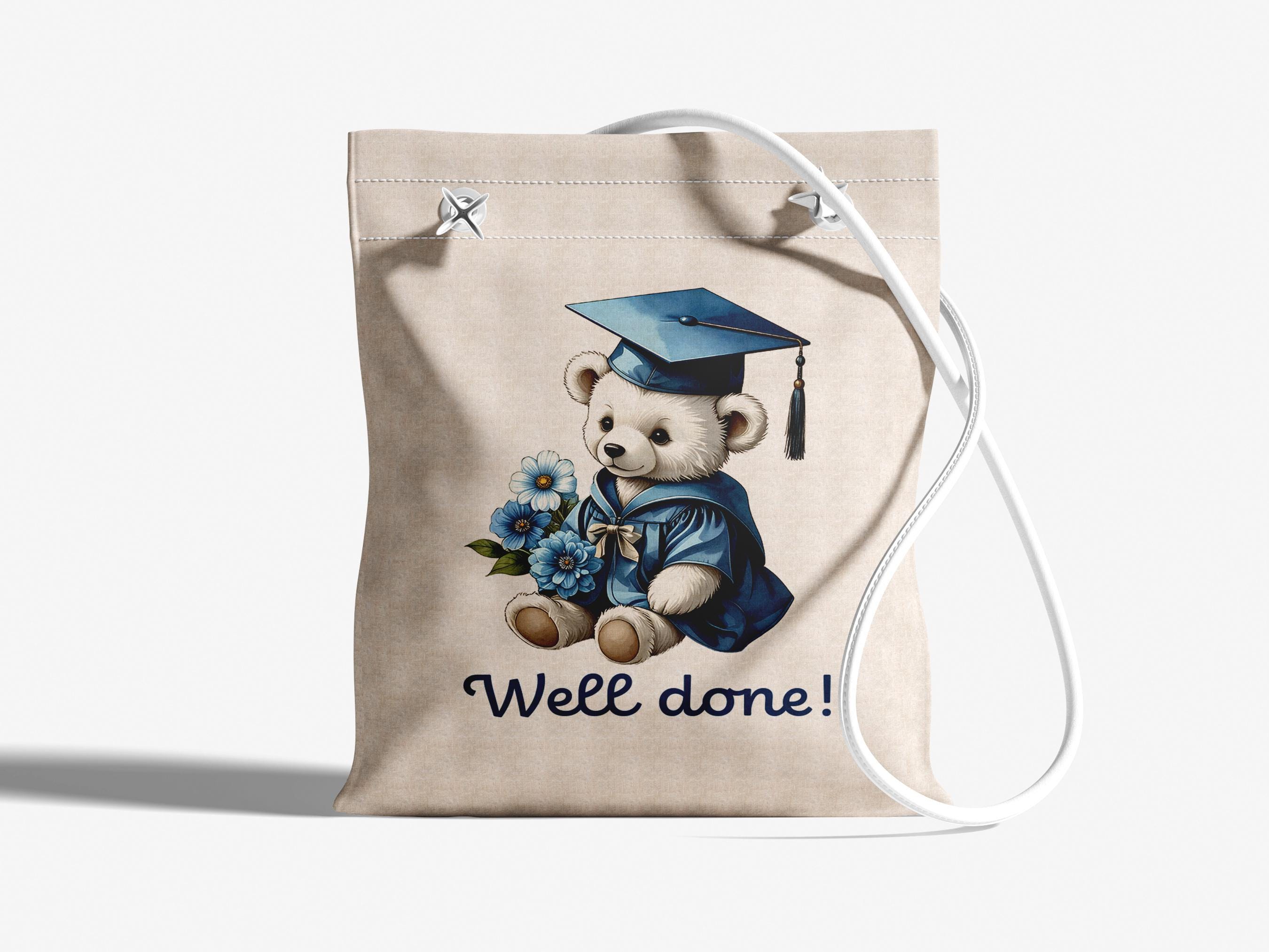 Blue Graduation Clipart, Cap & Gown Pngs for Invitations, Party Decor ...