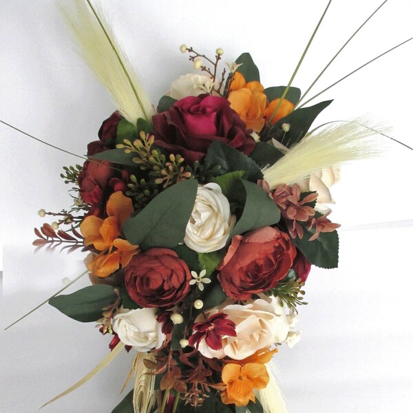 Rust Bridal Bouquet - Etsy