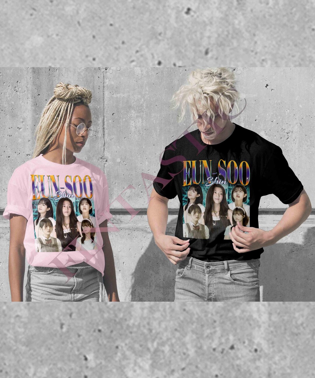 SHIN EUN-SOO Shirt Soo Rin T-shirt Kim Bom Tee Unisex Yoo Young Sun ...