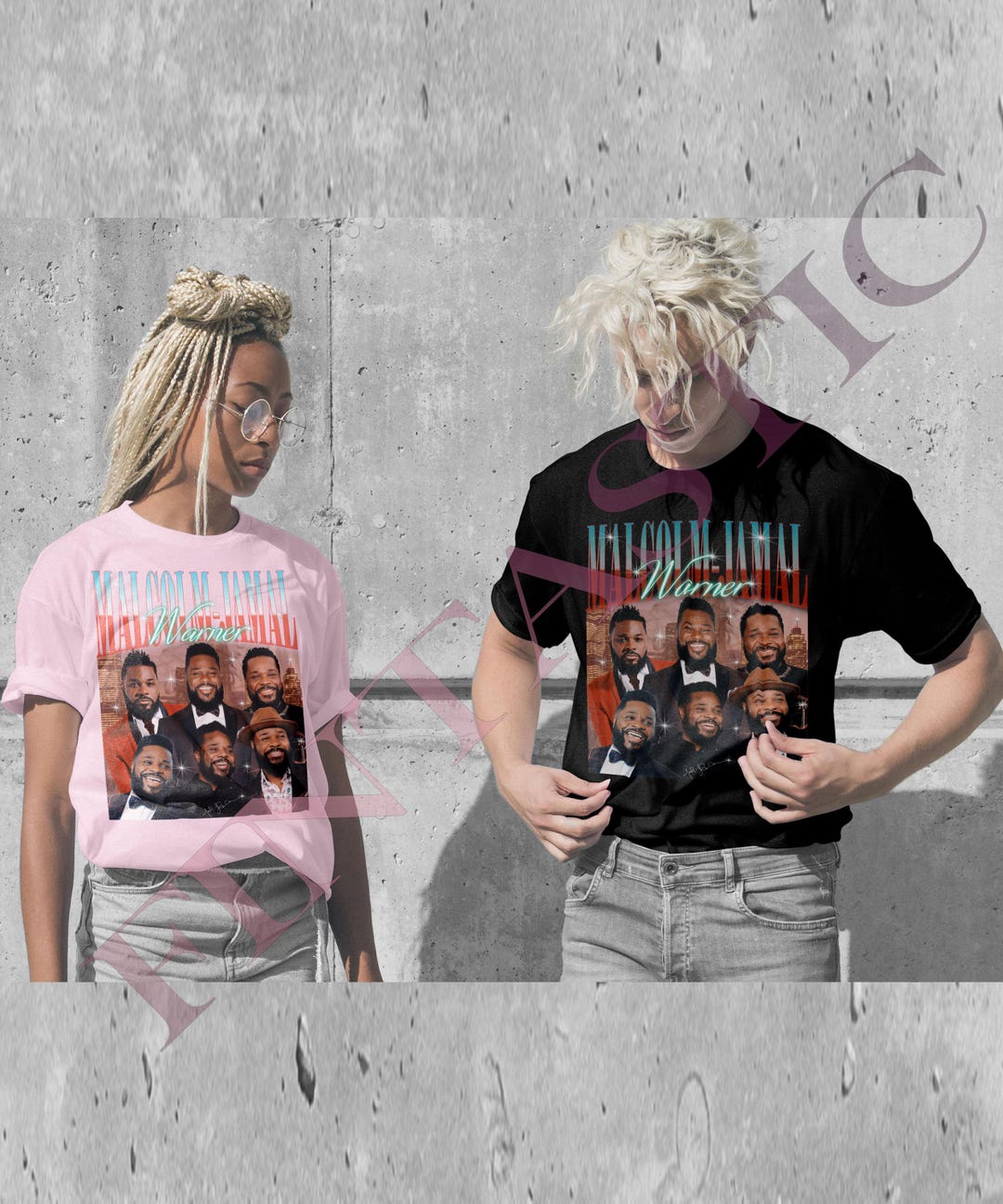 MALCOLM JAMAL WARNER Shirt Theo Huxtable Tee Alex Reed Tshirt Aj Austin ...