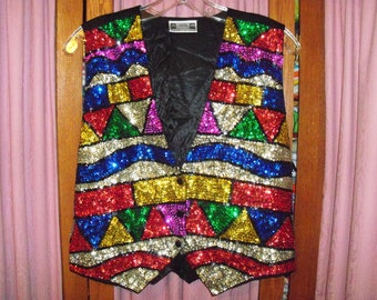 Multi Color Vest | Etsy