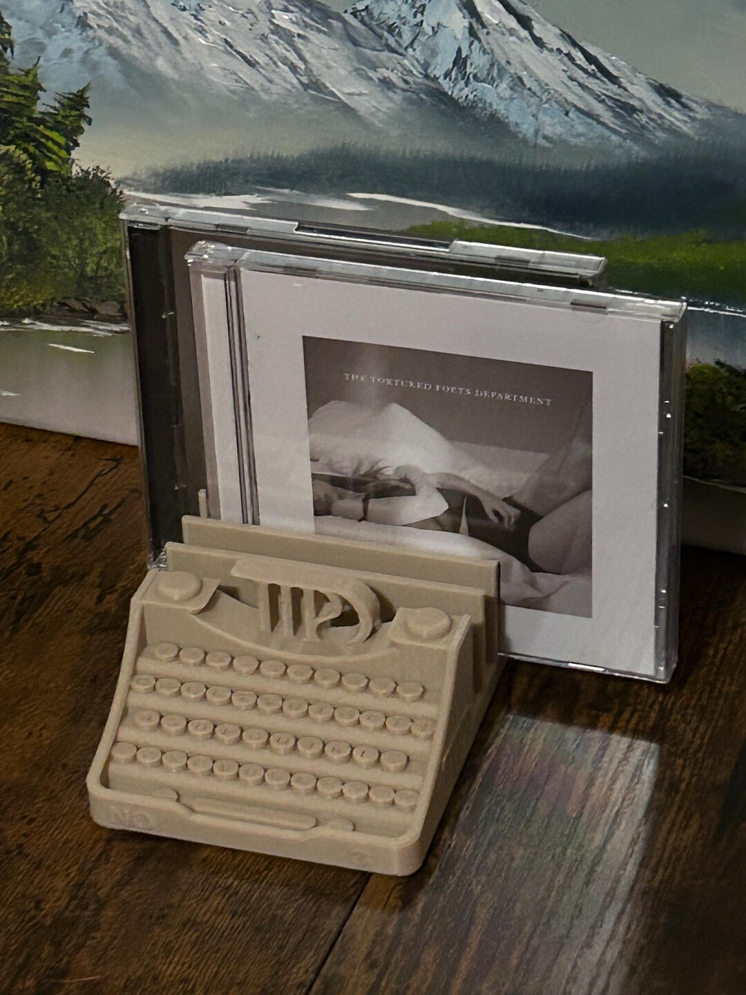 Taylor Swift TTPD Cd or Vinyl Holder Beige - Etsy