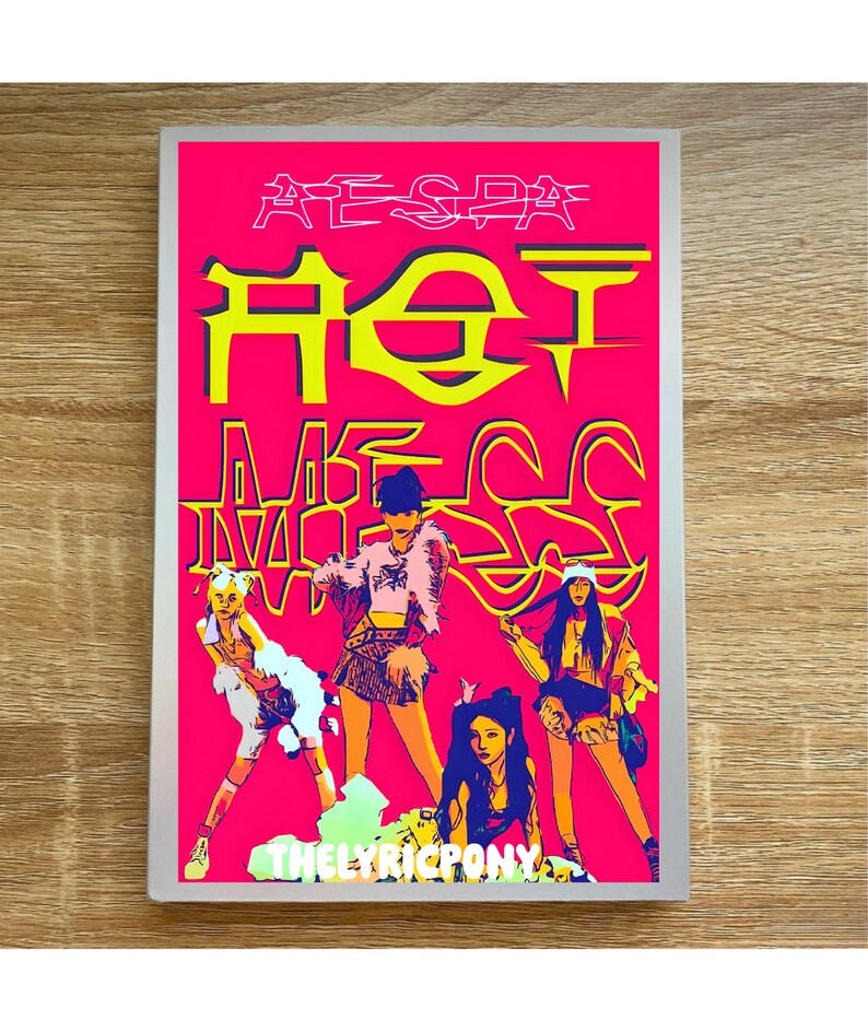 AESPA ‘hot Mess’ Art Print - Etsy