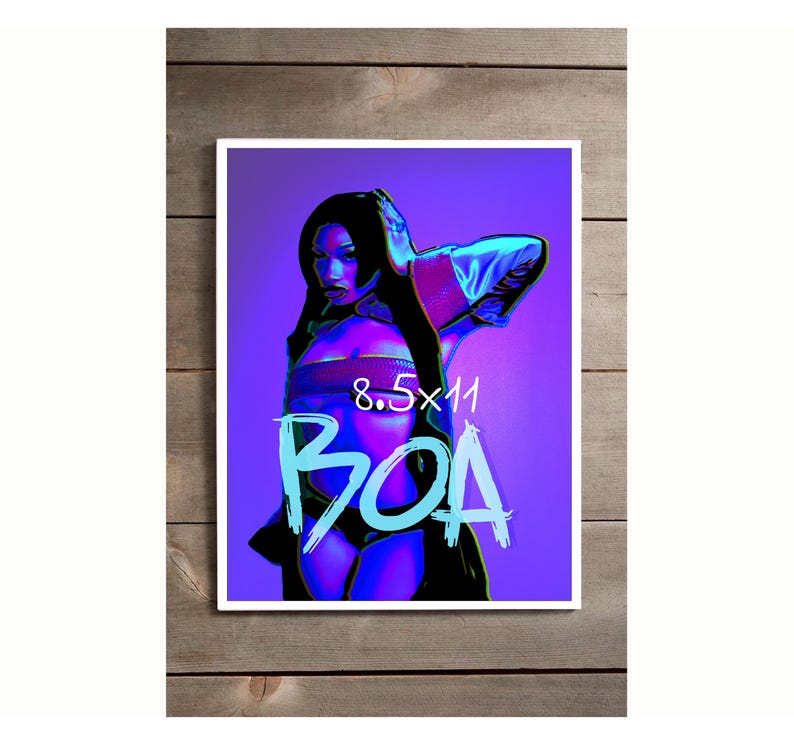 Megan Thee Stallion BOA Print - Etsy