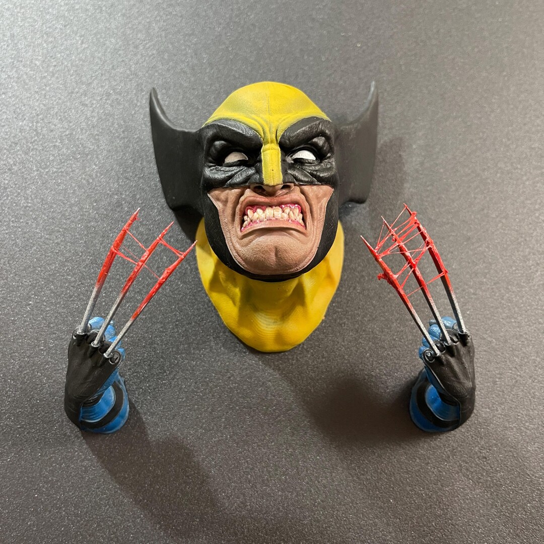 Wolverine Collectible Magnet Hand-painted | Special Day Gift| Wolverine ...