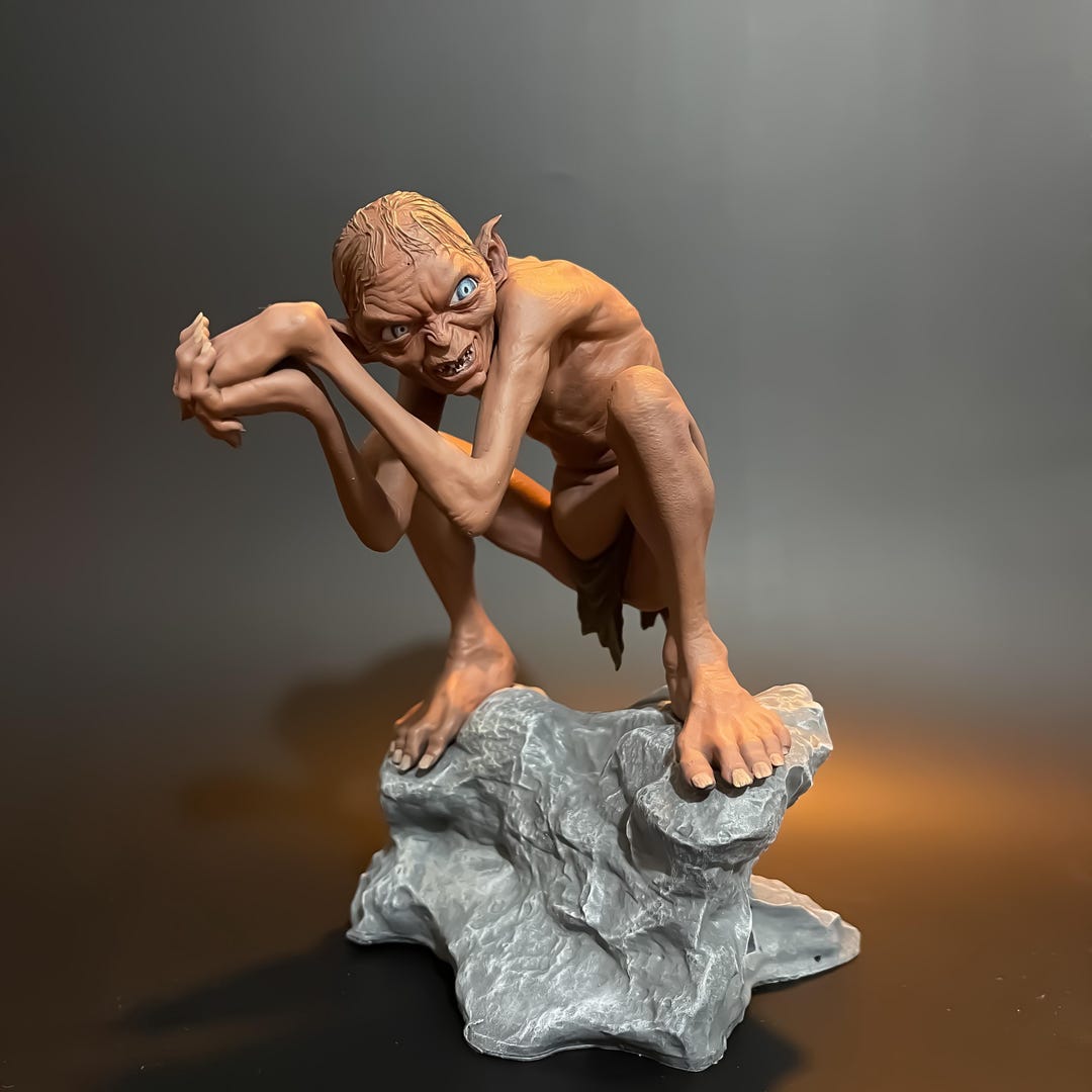 Gollum Smeagol Collectible Statue Lotr Premium Figures Lord of the ...