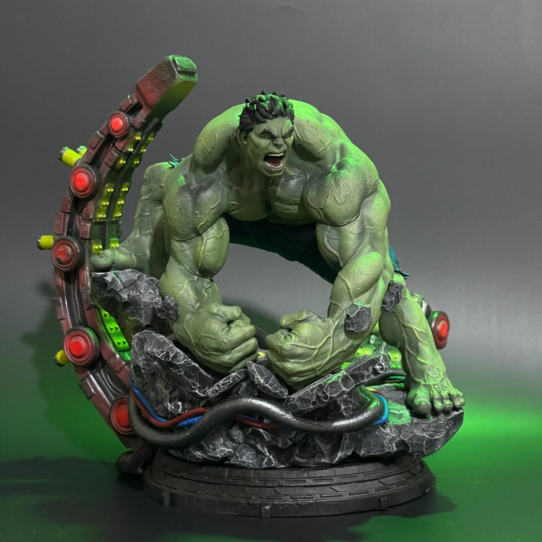 HULK Collectible Statue Hand-painted | Marvel | Incredible Hulk ...