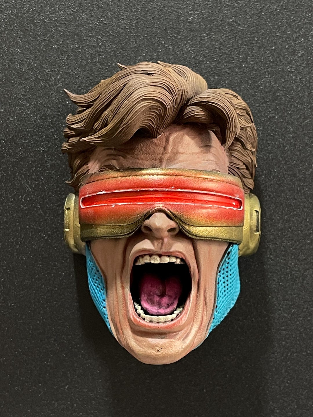 Cyclops Head Collectible Magnet Hand-painted | X-men Collection - Etsy