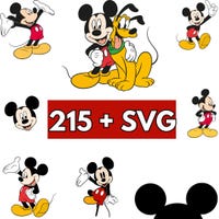 Mickey Mouse Svg - Etsy
