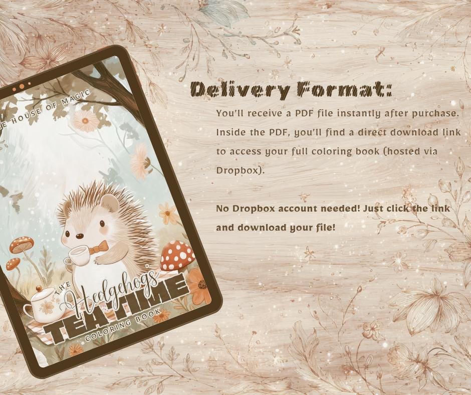 Forest Animal Coloring Pages for Kids, Printable Woodland Tea Party PDF ...