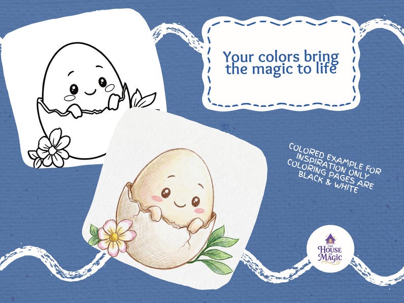 Egg Friends Coloring Pages for Kids and Cozy Colorers | 10 Cute Kawaii ...