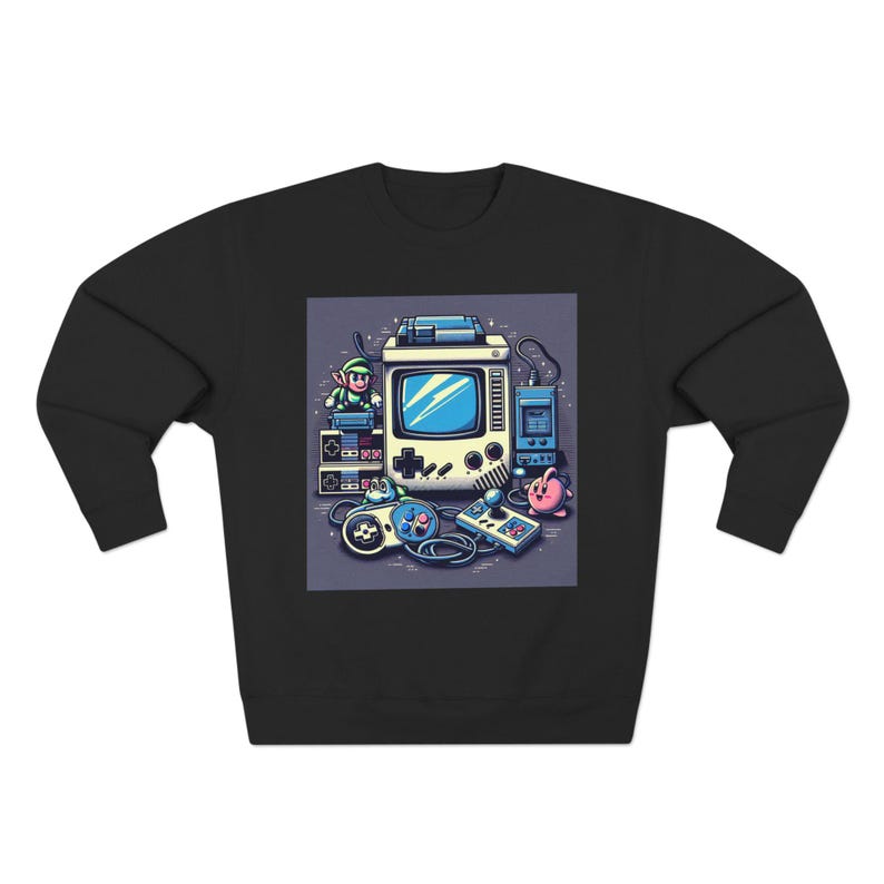 Retro Gaming Sweatshirt, Vintage Gamer Jumper, 90s Video Game Pullover ...