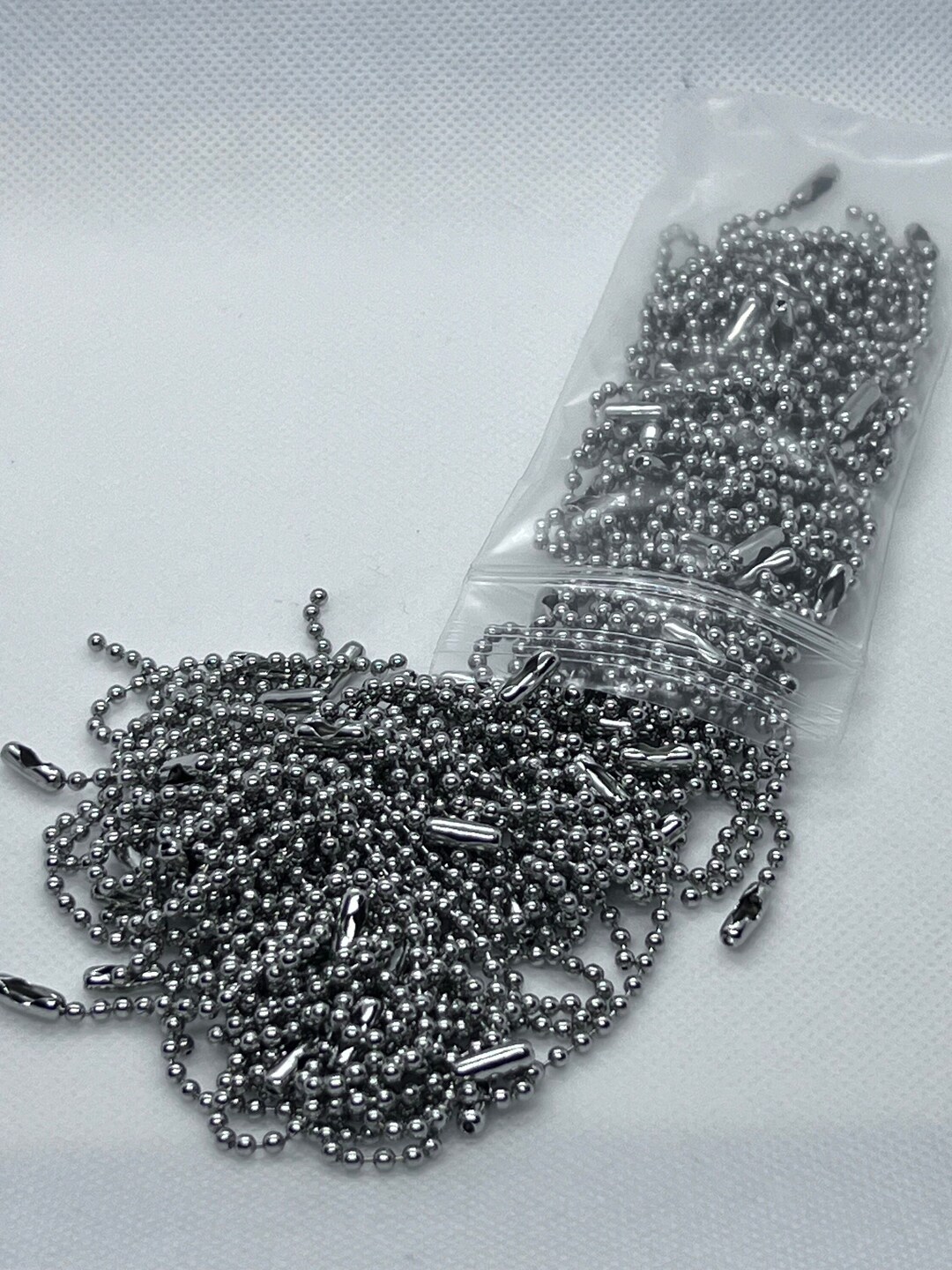 Bulk Stainless Steel Ball Chain: 2mm, 4-inch Length - Etsy