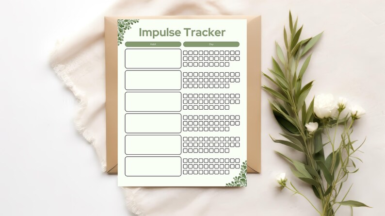 Impulse Control Log | Therapy Worksheets | Coping Skills Tracker | ADHD ...