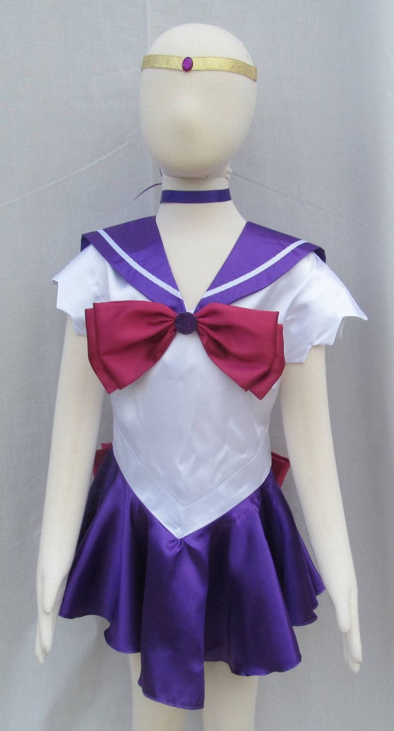 Child's Sailor Saturn Cosplay Costume Girls Scout Fuku - Etsy