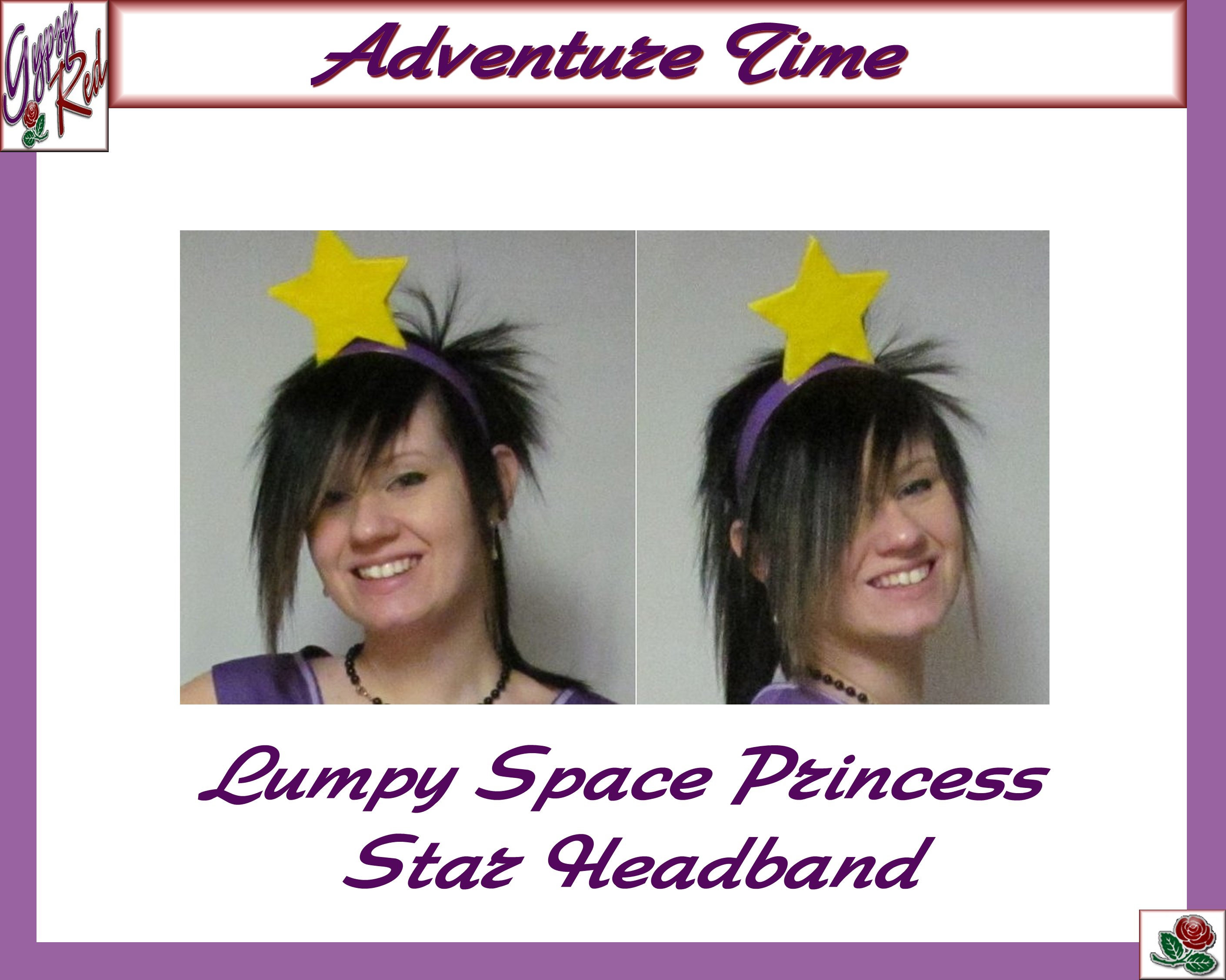 Lumpy Space Princess Star Headband Cosplay Costume Accessories ...